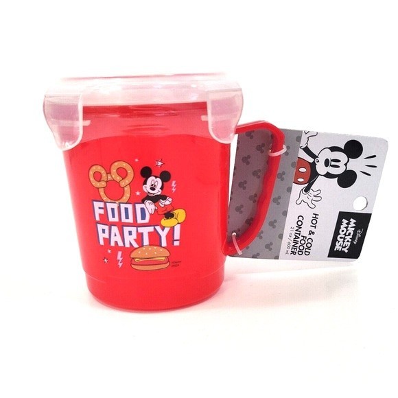 Dining | Disney Mickey Mouse Hot Cold Food Container 21 Ounce Red ...